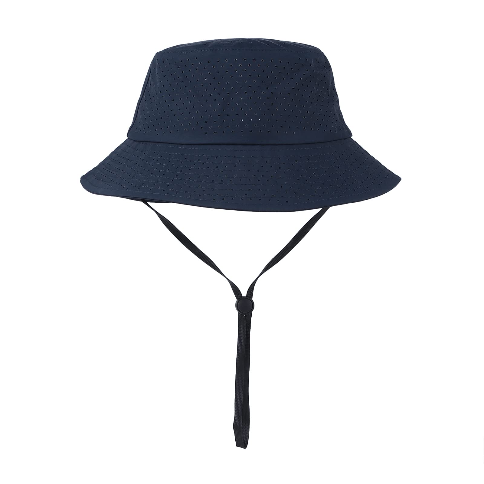 ALGSQEOR Breathable Hat for Women and Men Travel Fishing Caps Summer Foldable Brim Sun Hat (Black)