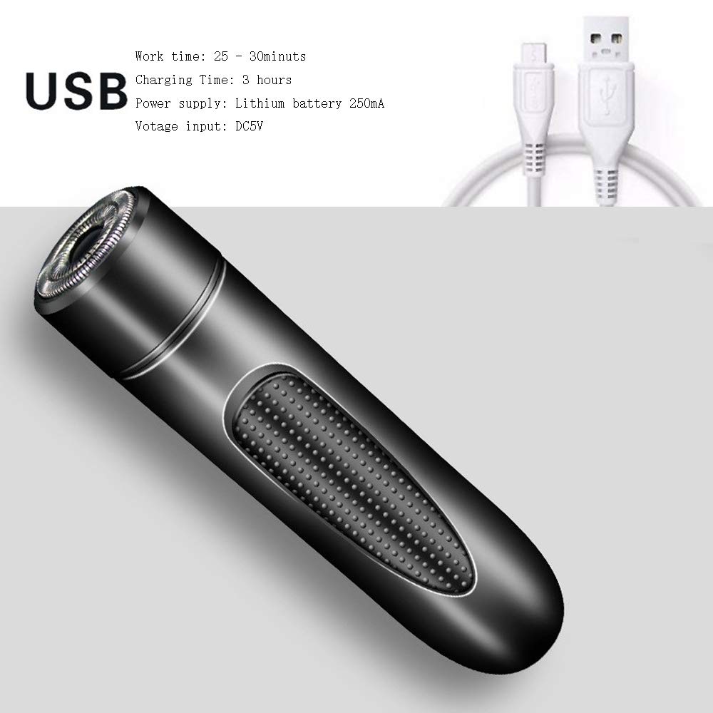 Men's Mini Single Head Shaver Men Electric Razor Manual Face Shaver for Man