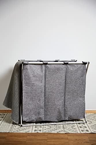 Wenko Trio Laudry bag, Gray