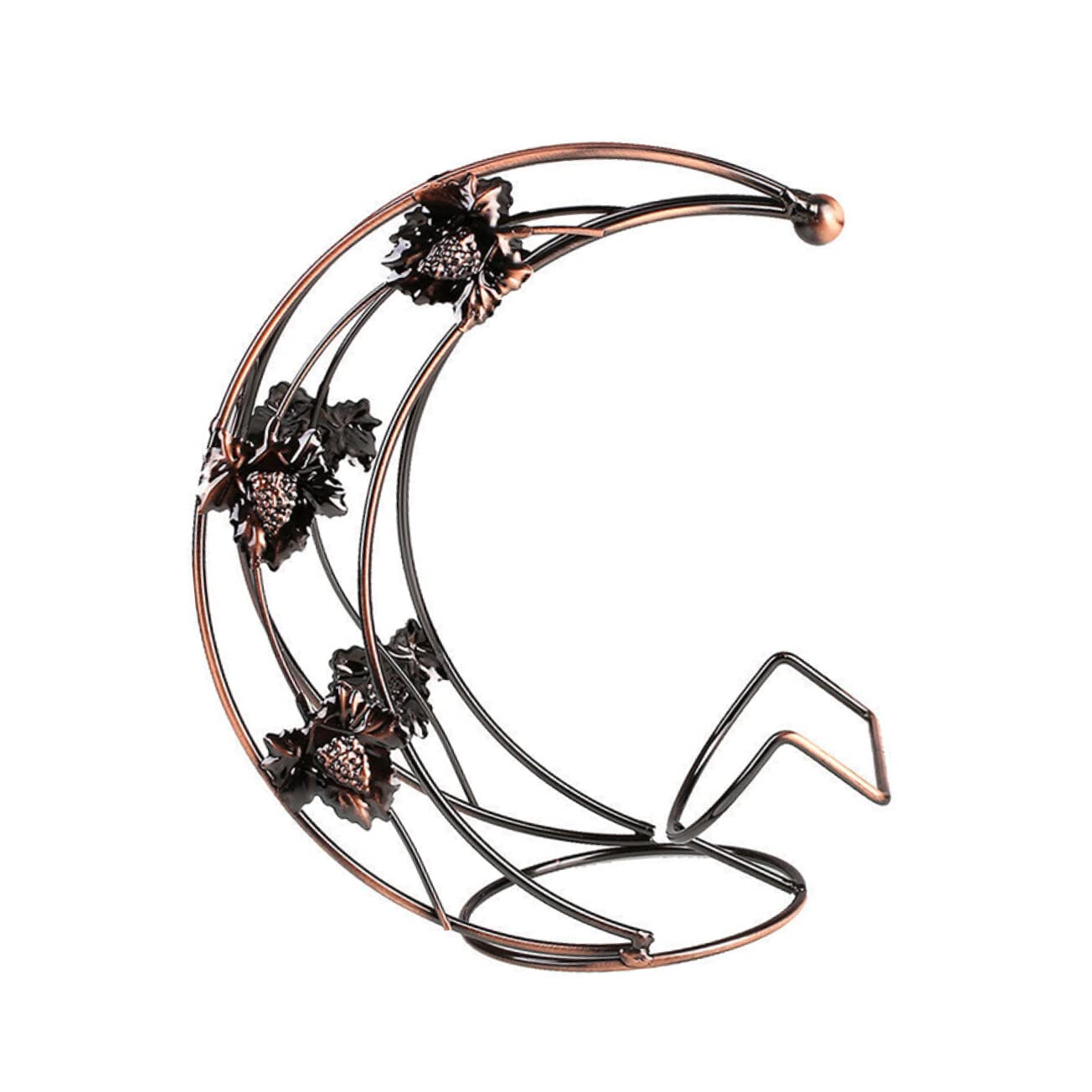 BESPORTBLE Moon Design Wine Rack Wine Holder Home Accessories Home Ornaments Wine Rack Moon Vintage Style Wine Rack