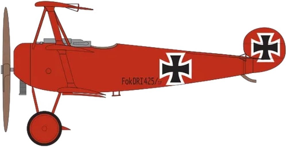 Airfix Vintage Classics Dogfight Doubles Fokker DR I vs. Bristol F.2B 1:72 WWI Military Aviation Plastic Model Kits A02141V