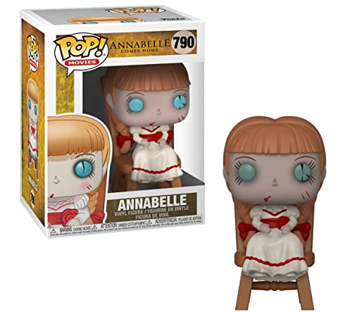 Funko The Conjuring: Annabelle - Annabelle in Chair Pop! Vinyl Figure (Bundled with Compatible Box Protector Case), Multicolor, 3.75 inches