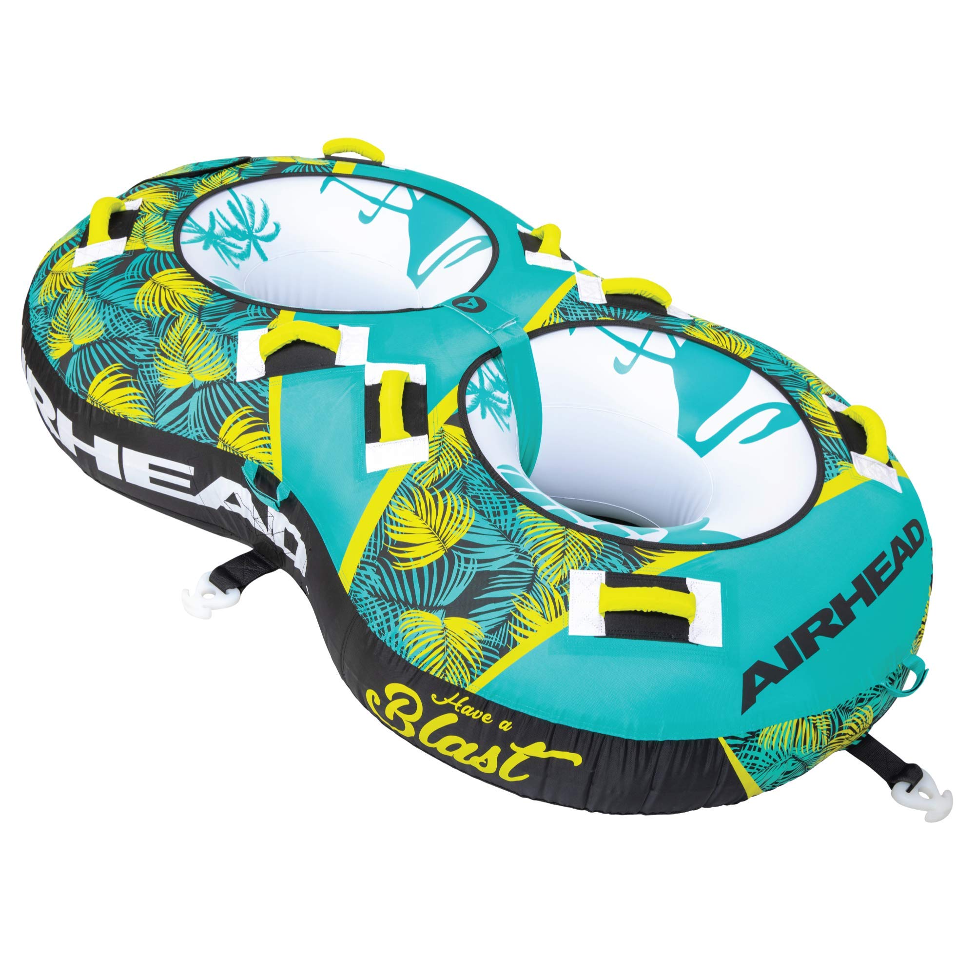 AIRHEAD Blast | 2 Rider Towable Tube for Boating with Dual Tow Points