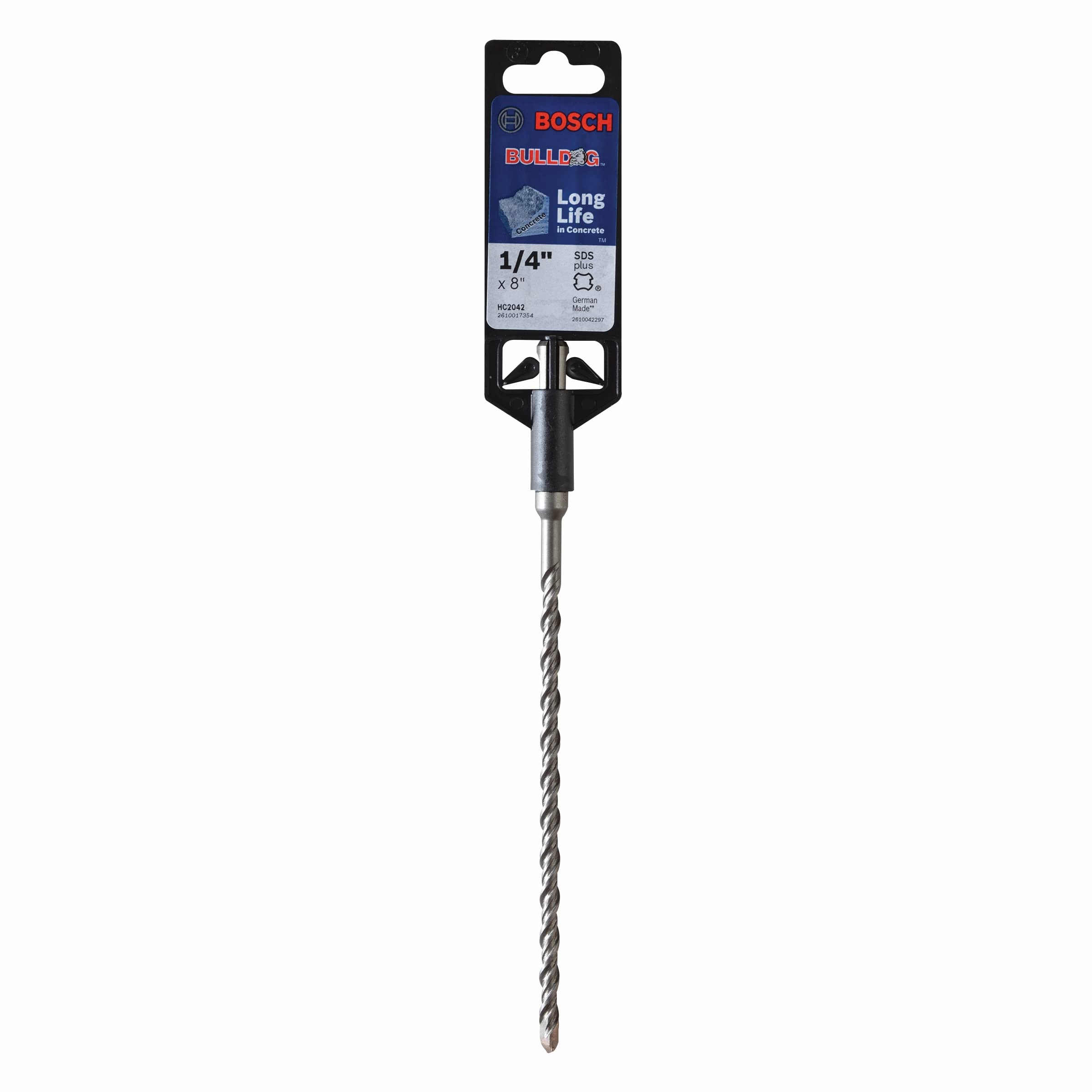 BOSCH HC2042 1/4 in. x 6 in. x 8 in. Bulldog SDS-Plus Rotary Hammer Bit