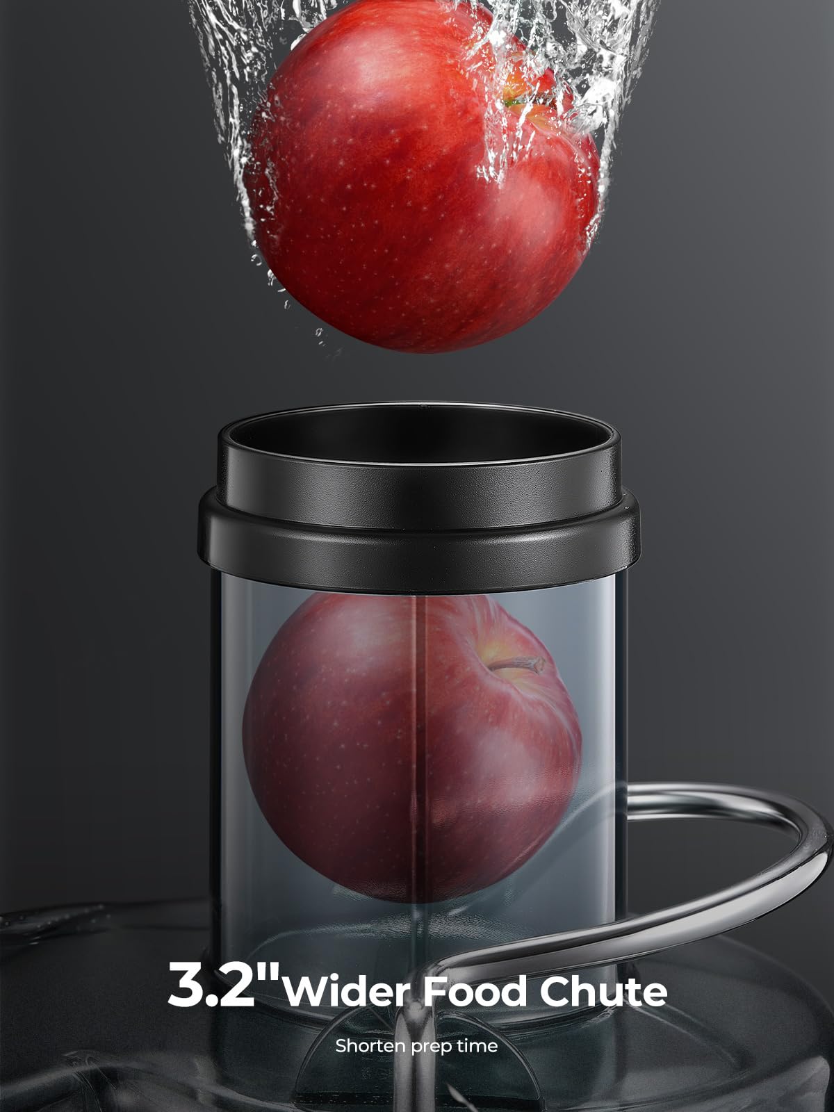 Aiheal Juicer Machines 1000W Juicer with 3.2” Big Mouth for Whole Fruits and Veg, Juice Extractor with 2 Speeds, Anti-Drip System, Easy to Clean, BPA Free