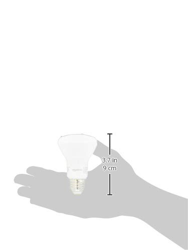 Amazon Basics 50 Watt Equivalent, Dimmable, 9 W, R20 LED Light Bulb , Soft White, 2-Pack