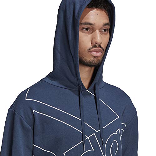 adidas Favs Hoodie, Crew Navy/White, Small