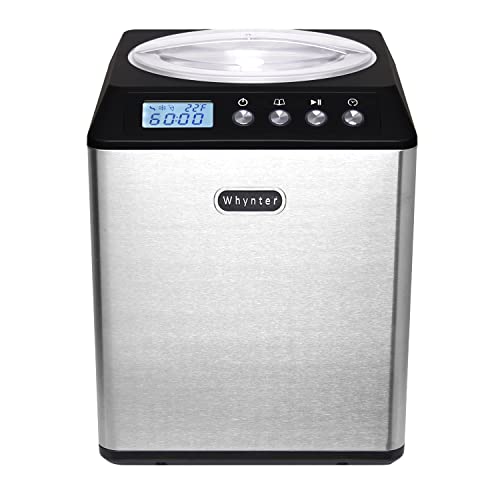 Whynter ICM-201SB Upright Automatic Ice Cream Maker 2 Quart Capacity Built-in Compressor, 2.1 & The Perfect Scoop, Revised and Updated: 200 Recipes for Ice Creams, Sorbets, Gelatos, Granitas