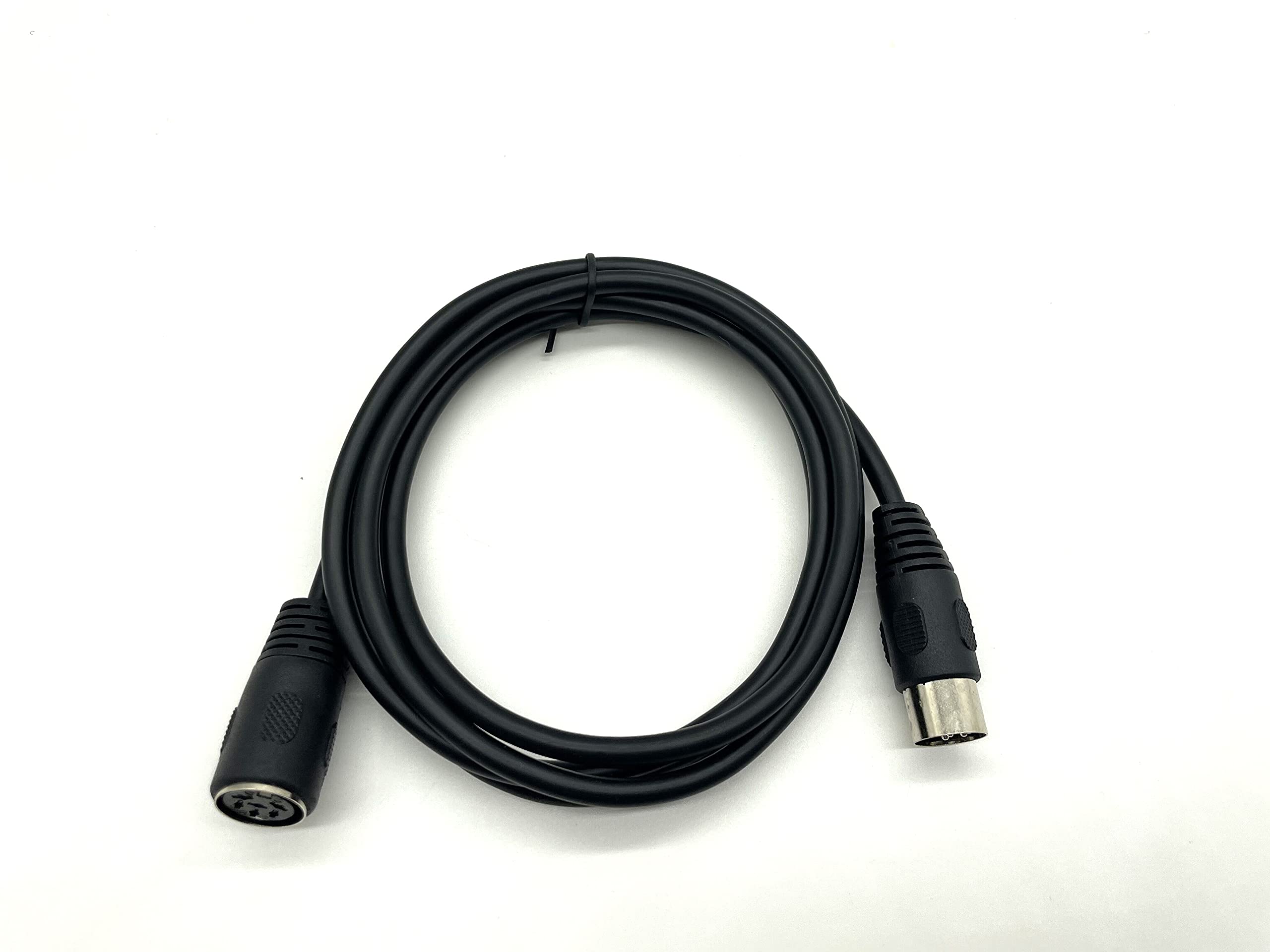 Dafensoy MIDI Cable, 6 Pin DIN MIDI Male to Female Extension Adapter Cord, for Microphone Recording, Mixing, and More (1.5M/5Ft)