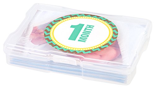 IRIS Baby's First Year Photo Keeper, 1 Pack, Baby Blue