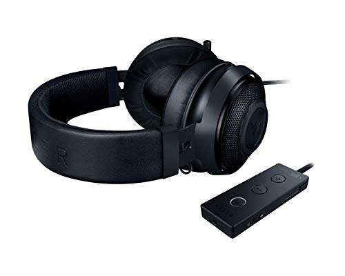 Razer Kraken Tournament Edition THX 7.1 Surround Sound Gaming Headset: Retractable Noise Cancelling Mic - USB DAC - for PC, PS4, PS5, Nintendo Switch, Xbox One, Xbox Series X & S, Mobile – Black