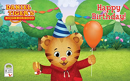 Daniel Tiger Happy Birthday: Little Bird Greetings, Greeting Card Board Book with Personalization Flap, Gifts for Birthdays