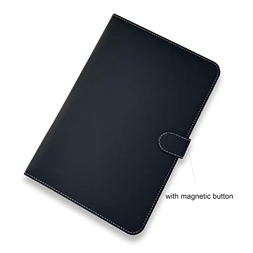 Universal Keyboard Pu Leather Case Cover for 9inch-10.1inch 9",10.1" 10.8“ Tablet PC with Micro USB QWERTY External Keyboard Compatible with Samsung Galaxy/Lenovo tab Android Tablet