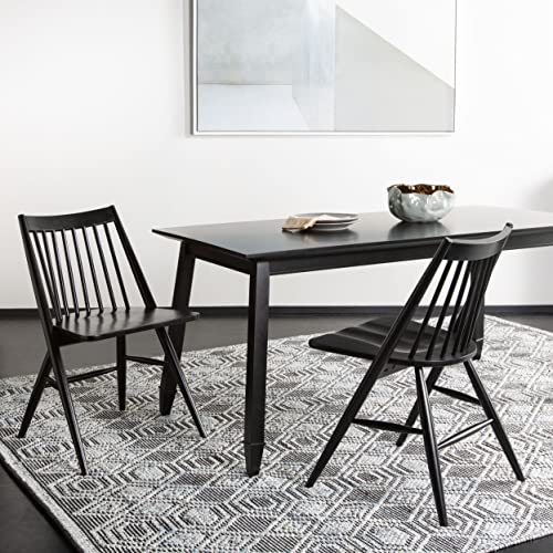 Safavieh Home Collection Wren Black 19-inch Spindle Dining Chair (Set of 2)