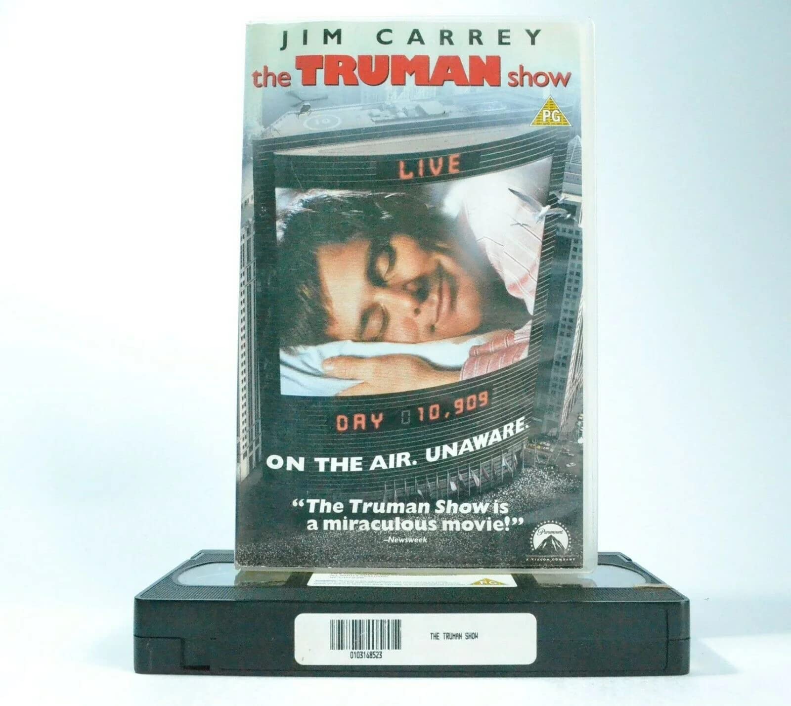 Liphontcta The Truman Show: A Peter Weir Film (1998) - Satirical Drama - Jim Carrey - VHS