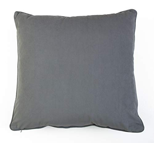 Thro by Marlo Lorenz Miron Cheetah Velvet Throw Pillow, 20" x 20", Gray