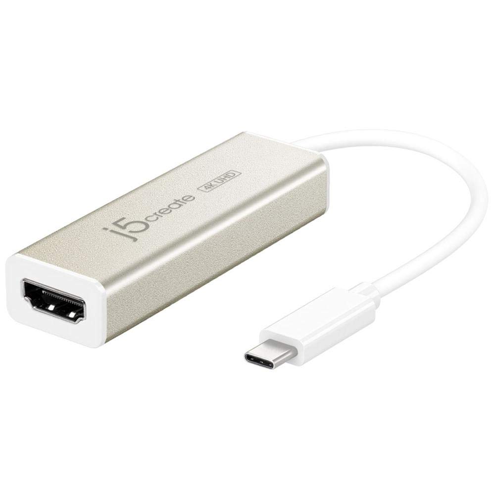 j5create USB Type-C to 4K HDMI Adapter JCA153 / 4K @60 Hz/for MacBook, Chromebook, Type C Laptops