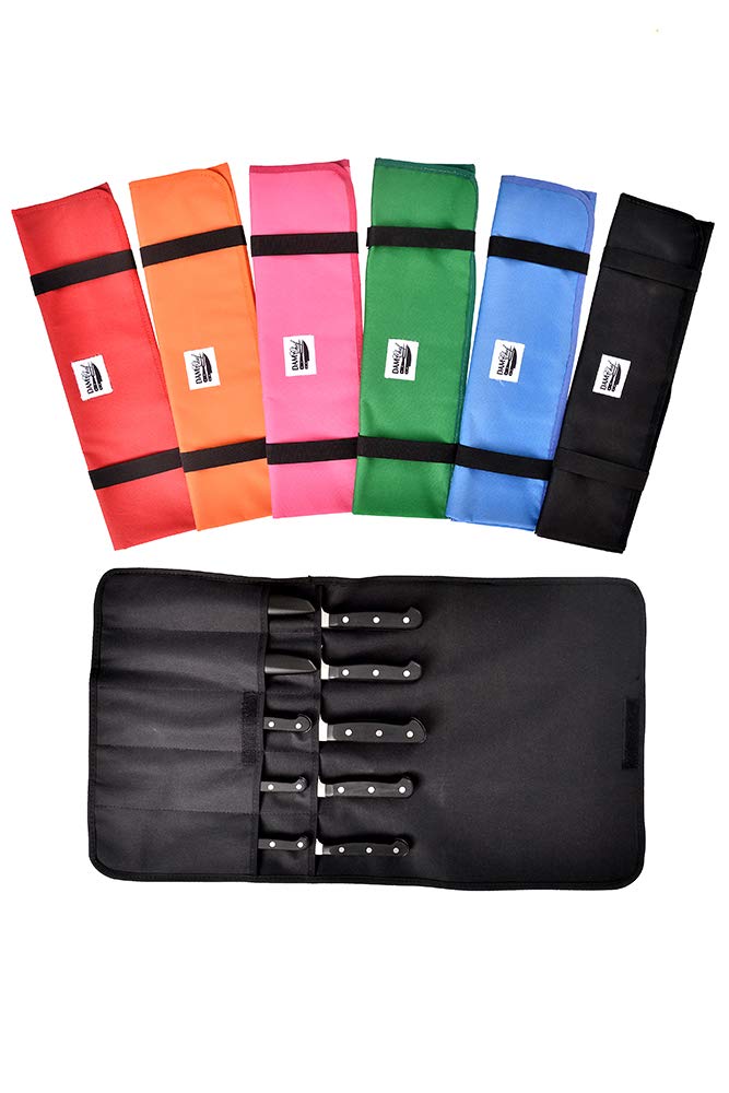 DAM UNIFORMS Cutlery Chef Bag β Knife Roll Bag for Professional Chefs β Fits up to 10 Knives