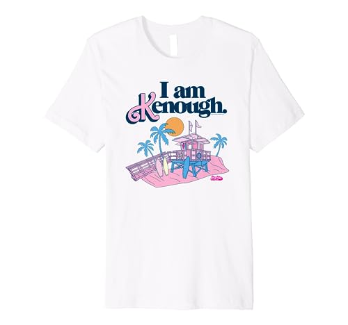 Barbie The Movie - I Am Kenough Lifeguard Stand Premium T-Shirt