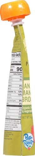 Peter Rabbit Organics Baby Kale Broccoli Mango, 4.40 oz- Packaging may vary