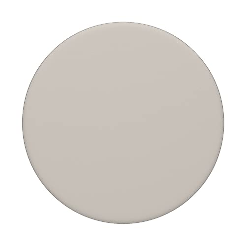 Greige Gray Stone Beige Simple 1 Color Minimal Neutral Nude PopSockets Swappable PopGrip