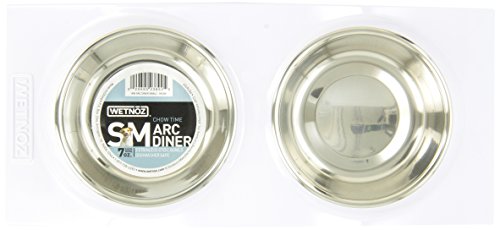 FATCAT Wetnoz 23892 Arc Diner for Pets, Small, Snow