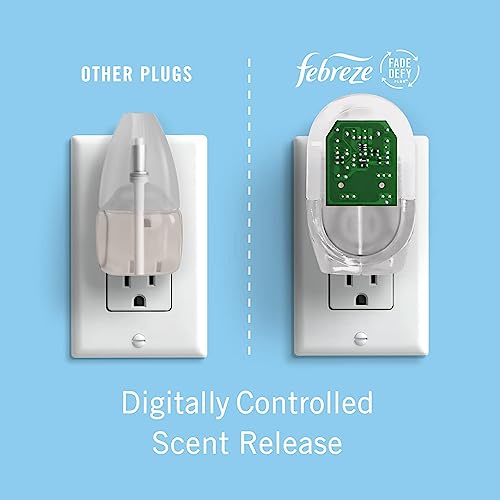 Febreze Odor-Fighting Fade Defy PLUG Air Freshener Refill, Hawaiian Aloha, (1) .87 fl. oz. Oil Refill