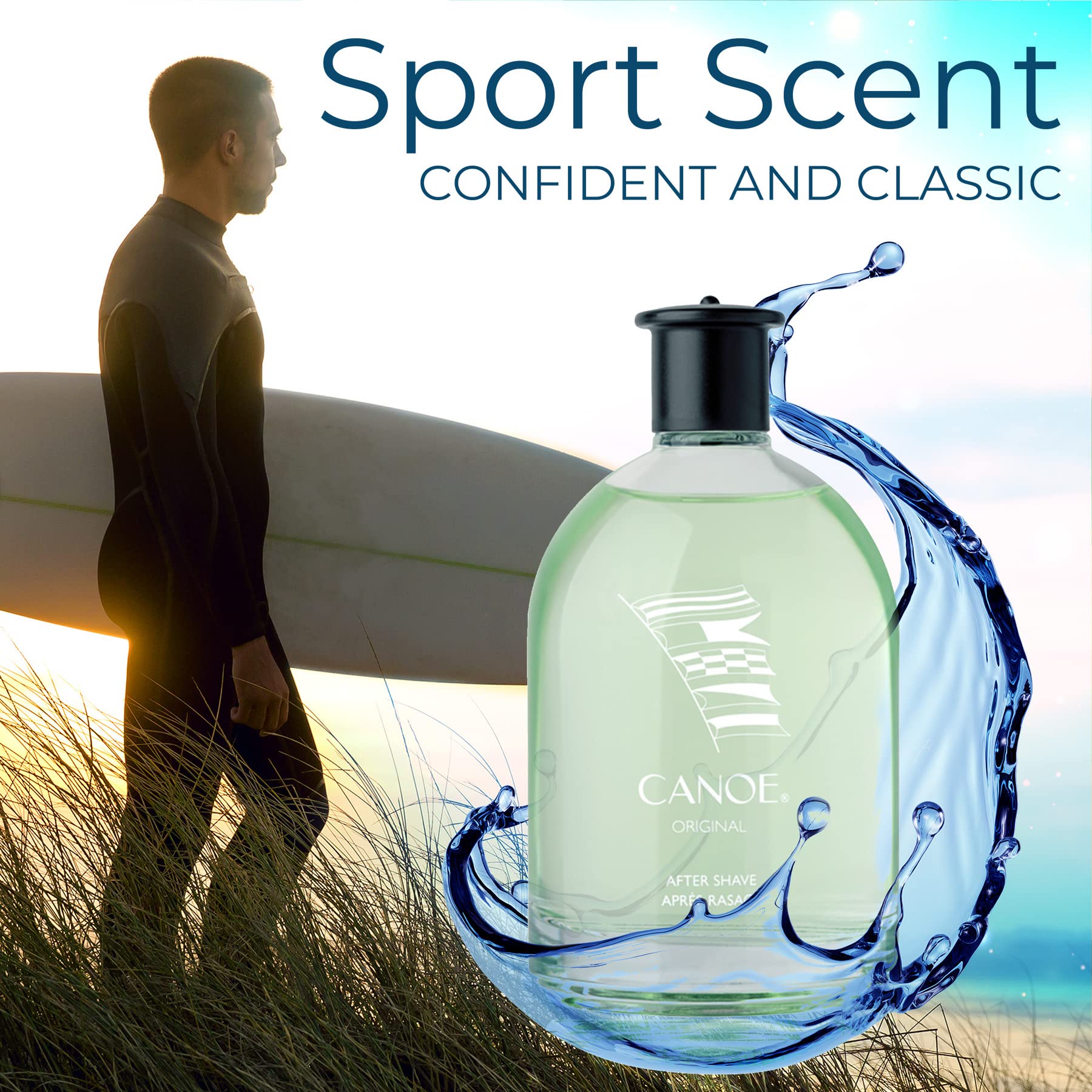 Dana CANOE Aftershave Splash for Men (8 fl oz)