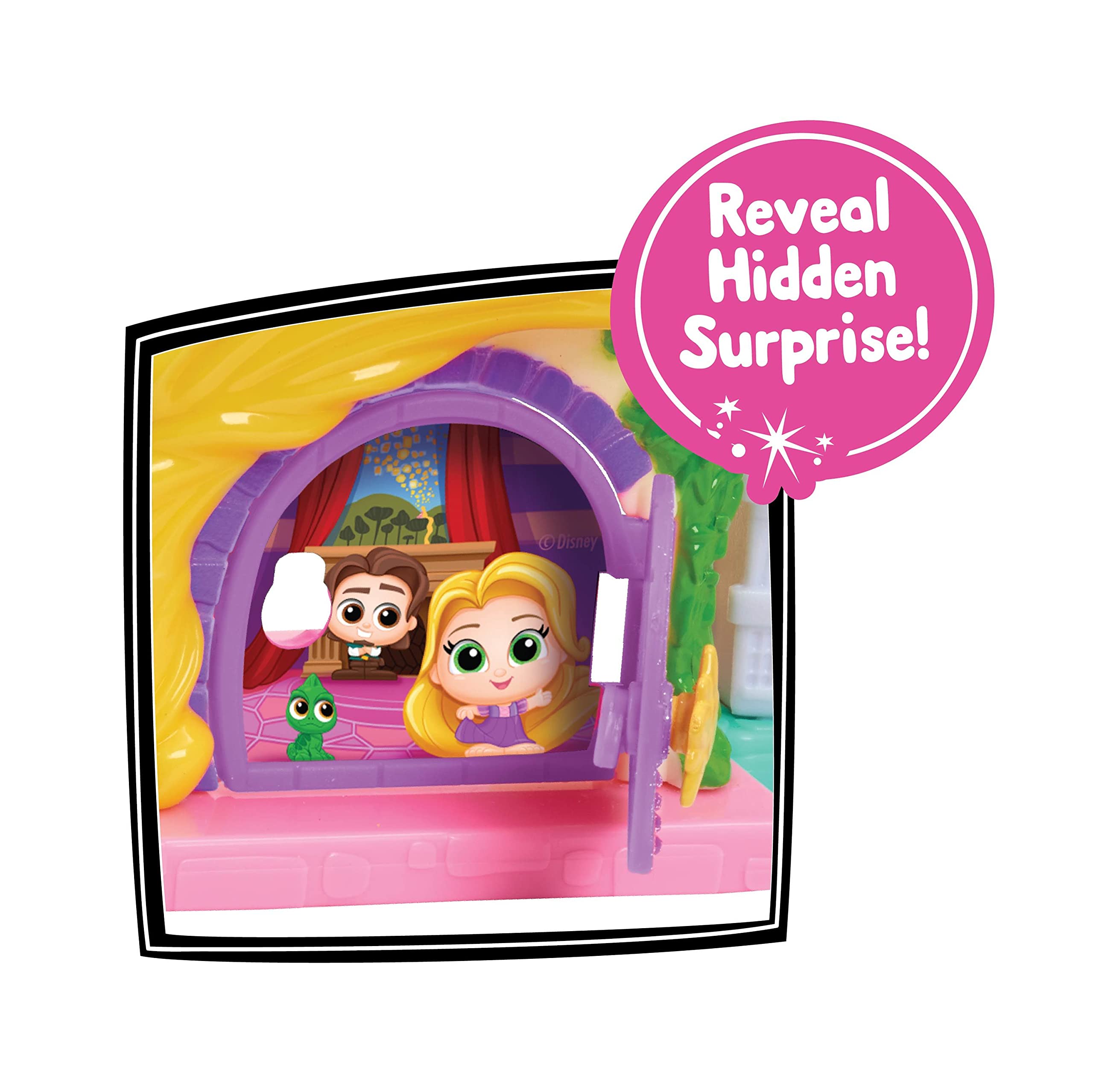 Disney Doorables Enchanted Princess Playset, 1.5-inch Collectible Figures