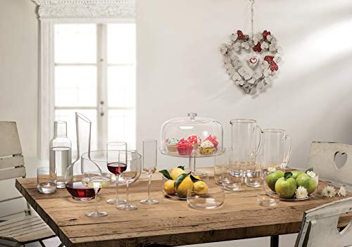 Luigi Bormioli - 11561/01 Luigi Bormioli Sublime 15.25 oz DOF Double Old Fashioned Glasses, Set of 4, Clear