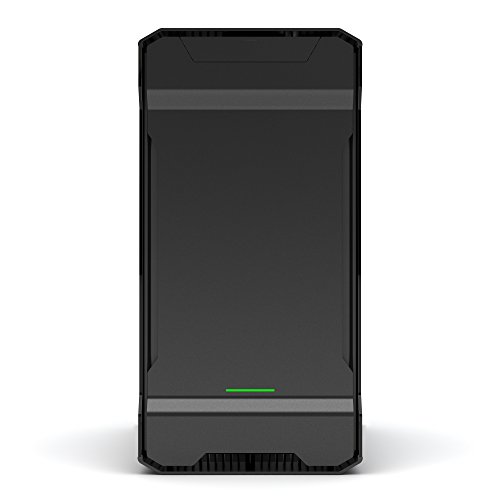 Phanteks (PH-ES314ETG_BK) EVOLV mATX Tempered Glass Edition Aluminum Exterior RGB LED Illumination Micro Tower Case, Satin Black