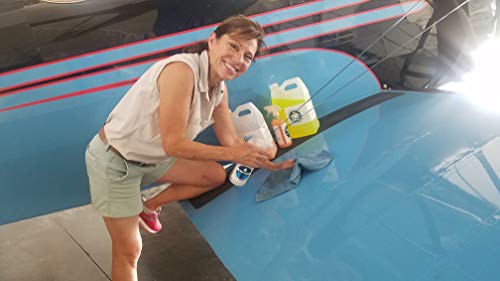 Plane Perfect EcoClean Waterless Cleaner, Wash and Wax for Airplanes, Automotive, Bikes and More (16 oz. Spray Bottle)
