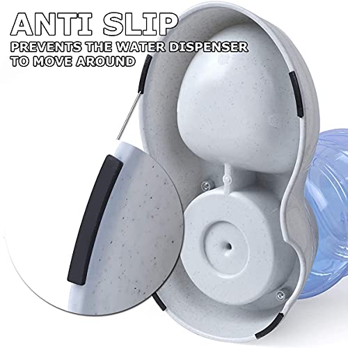 VaygWay Self Dispensing Pet Waterer β Automatic Gravity Dog Cat Waterer - Pet Water Dispenser Dogs Cats β Dog Water Bowl Water Dish β Automatic Water Bowl for Pets