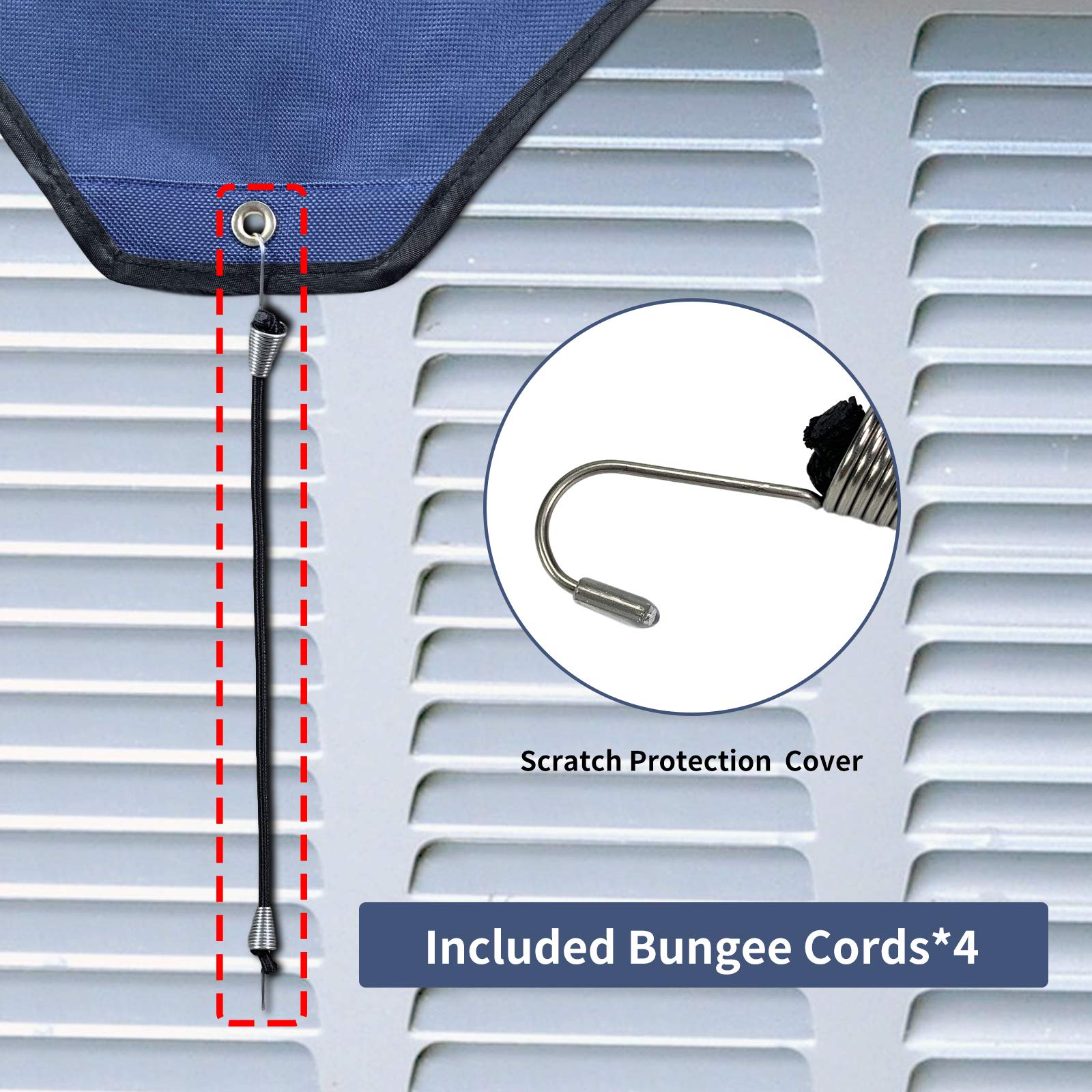 Air Conditioner Covers for Outside Units 36 × 36 inch Winter Top Outdoor AC Cover Defender Central Units
