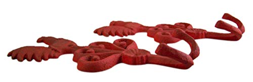 Rooster Cast Iron Wall Hook 9 Inch (Set of 2)