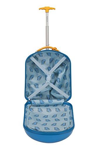 Rockland Jr. Kids' My First Hardside Spinner Luggage,Telescoping Handles, Dinosaur, Carry-On 19-Inch