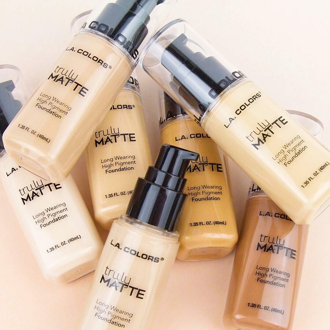 L.A. COLORS Truly Matte Foundation, Natural CLM352
