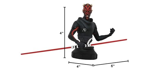 Diamond Select Toys Star Wars Rebels: Darth Maul 1:7 Scale Bust, Multicolor, 6 inches