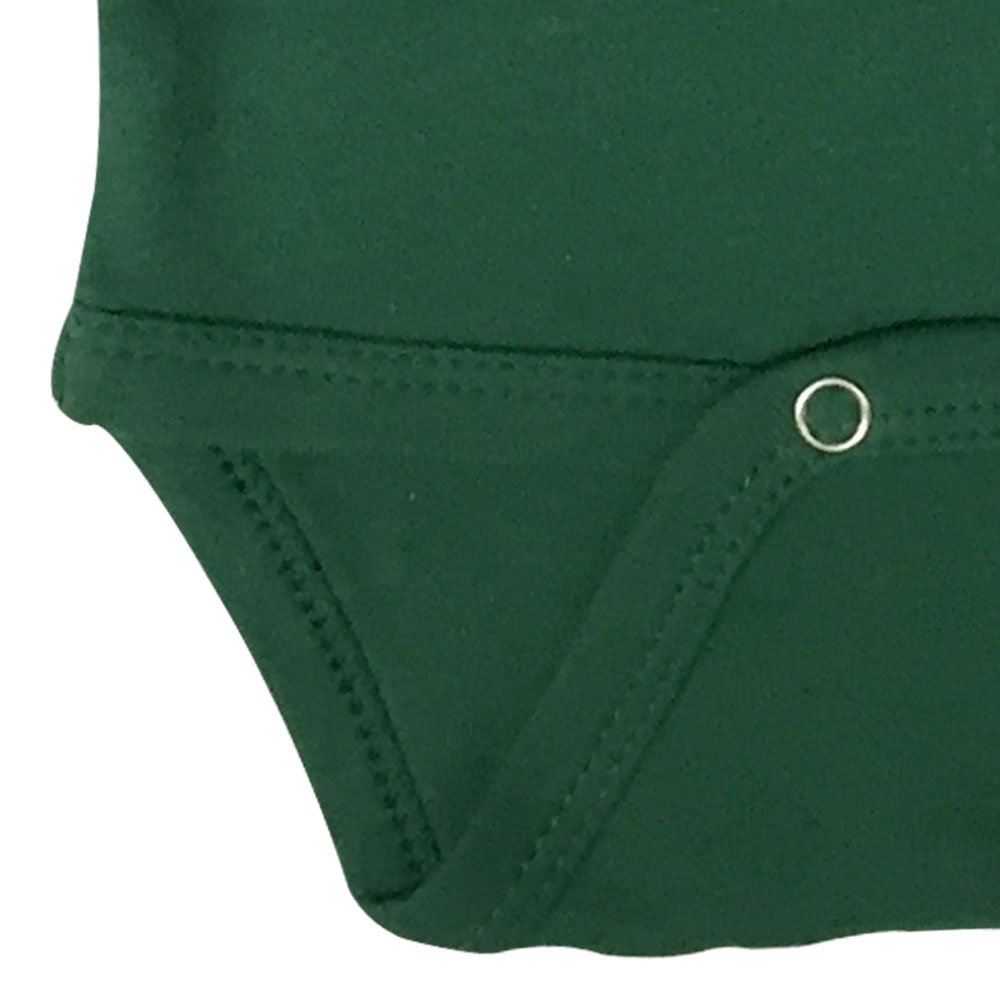Laughing Giraffe Baby Long Sleeve Onesie - 100% Cotton (12-18 Months, Kelly Green)