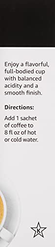 Amazon Brand - Happy Belly Classic Roast Instant Coffee Packets, 0.07 ounce (Pack of 7)