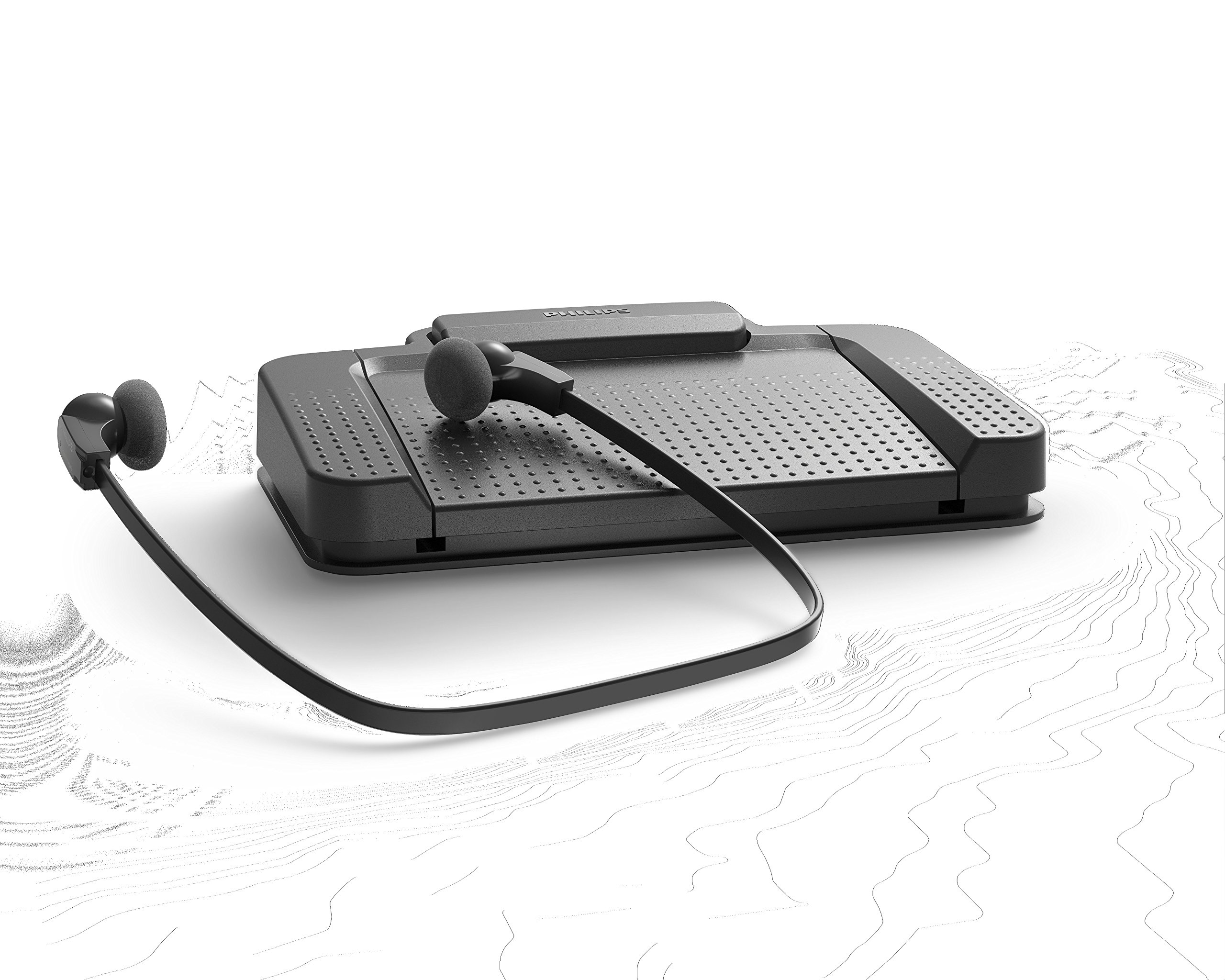 Philips Dpm670002 Pocket Memo Dictation/Transcription Kit, Foot Control