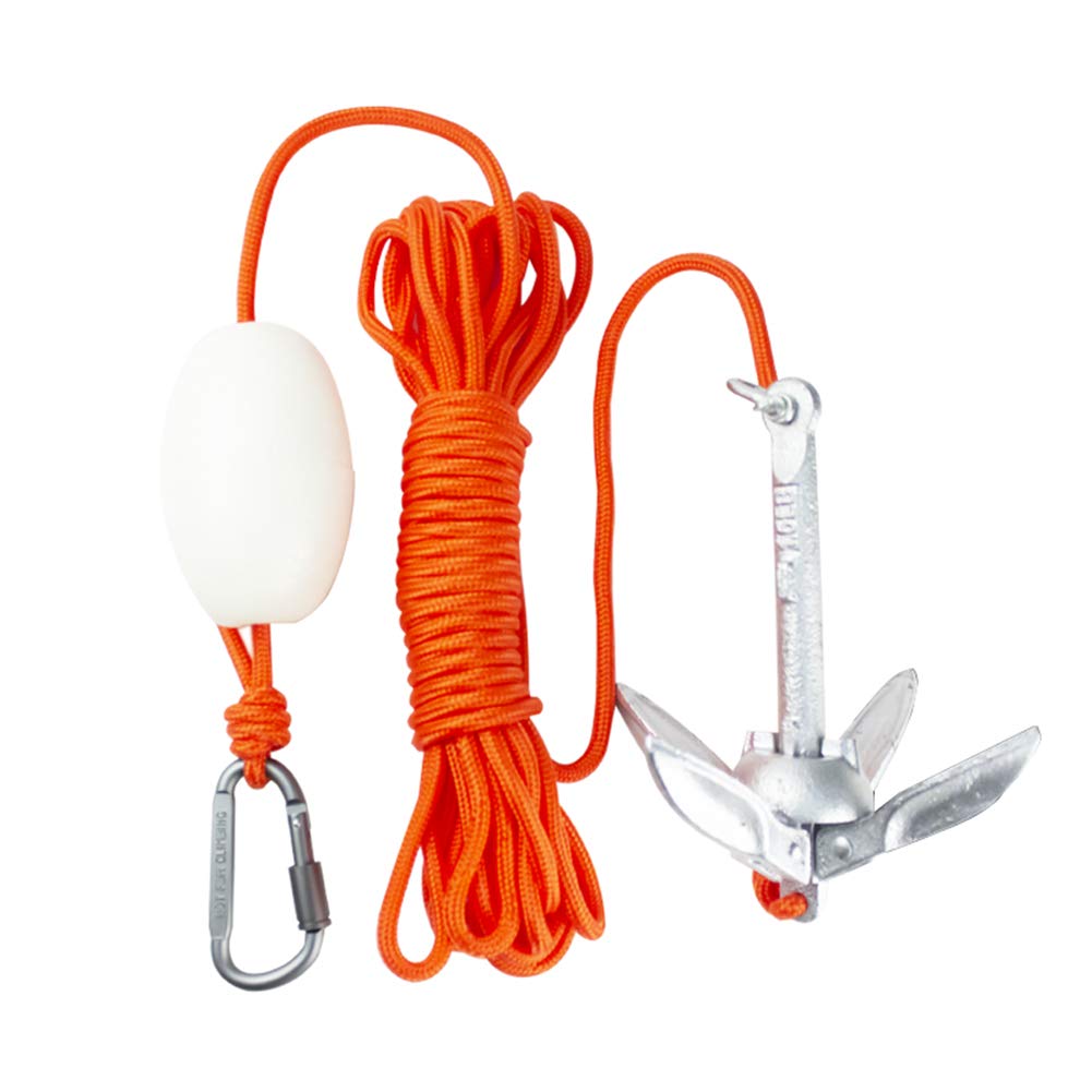 AITREASURE 98.4ft / 6 mm Floating Rope for Boat Water Tow Rope with Hooks Throwable Flotation Device Water Rescue Safety Equipment for Boating Swimming Pool