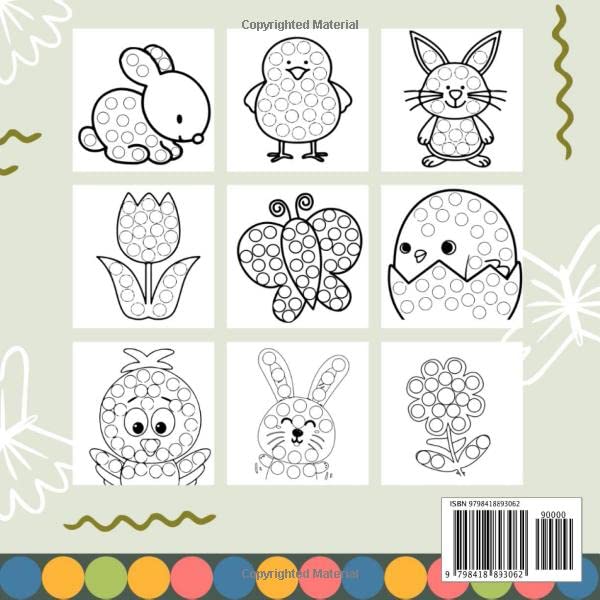 Easter Basket Stuffers for Toddler: Dot Markers Activity Book: for Toddlers, for Kids Ages 2-4: Easter Gift Idea for Girls and Boys