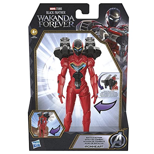 Marvel Studios' Black Panther Wakanda Forever Battle Action Ironheart, 6-Inch Action Figure, Toy for Kids Ages 4 and Up