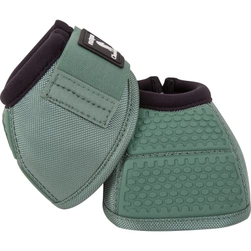 Classic Equine No Turn Flexion Bell Boots, Spruce, Medium