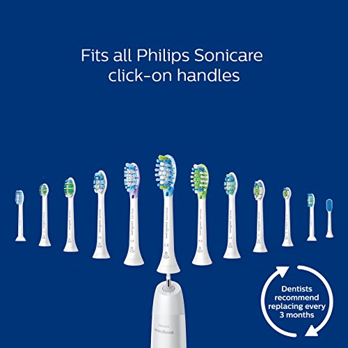Philips Sonicare Genuine ProResults Gum Health replacement toothbrush heads, HX9033/66, 3-pk
