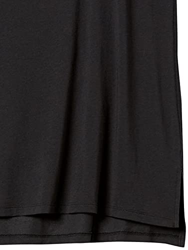 Amazon Essentials Women's Soft Cotton Standard-Fit Yoga Tank (Available in Plus Size) (Previously Core 10), Black, Medium