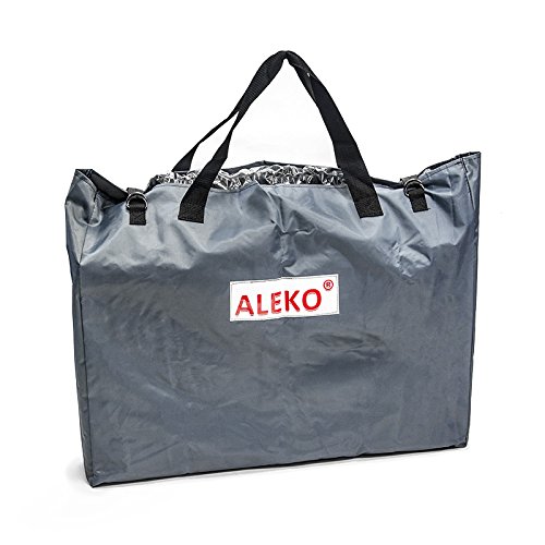 ALEKO BFSBAG320DG Floorboard Storage and Carrying Dry Bag for Inflatable Boats with Strap Closure, 27 x 35 Inches, Dark Gray