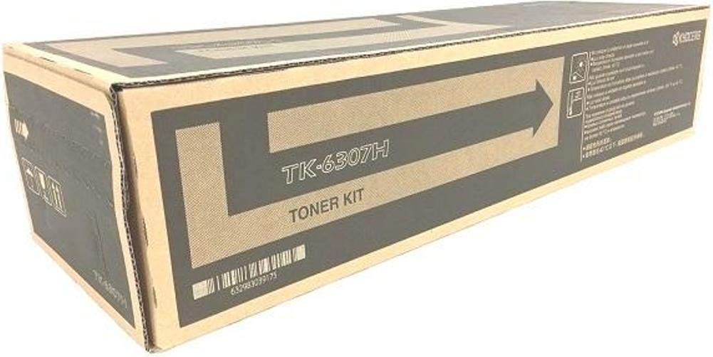 Kyocera 1T02LH0US2 Model TK-6307H Black Toner Cartridge for use with Kyocera TASKalfa 3500i, 3501i, 4500i, 4501i, 5500i and 5501i Black & White Multifunctionals