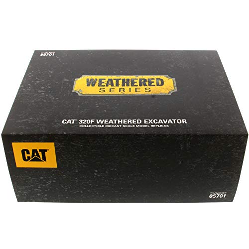 Diecast Masters 1:50 Caterpillar 320F L Excavator Model, Weathered Series Cat Trucks & Construction Equipment | 1:50 Scale Model Diecast Collectible Model 85701